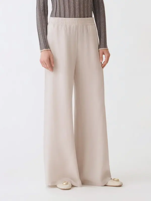 Fabiana Filippi Wide Leg Trousers - Dust