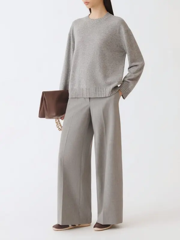 Fabiana Filippi Wide Leg Trousers - Grey