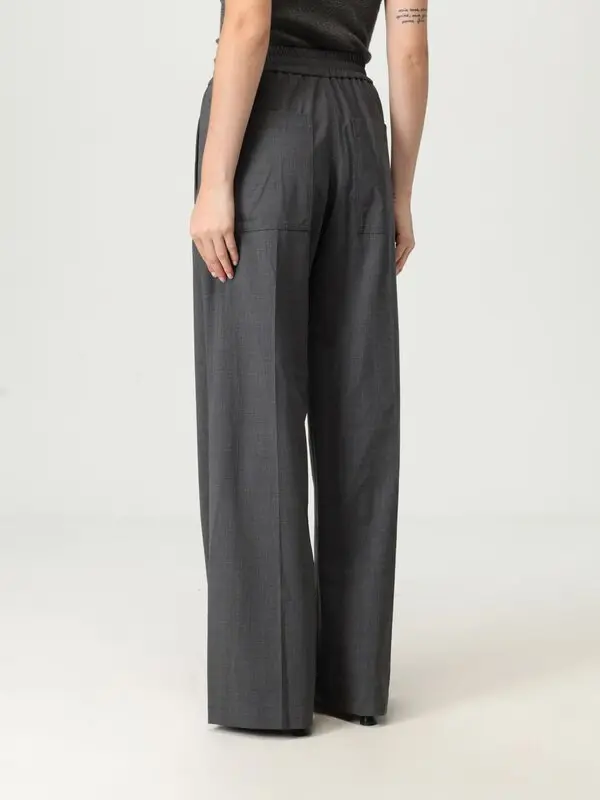 Brunello Cucinelli Wide Leg Pants - Grey
