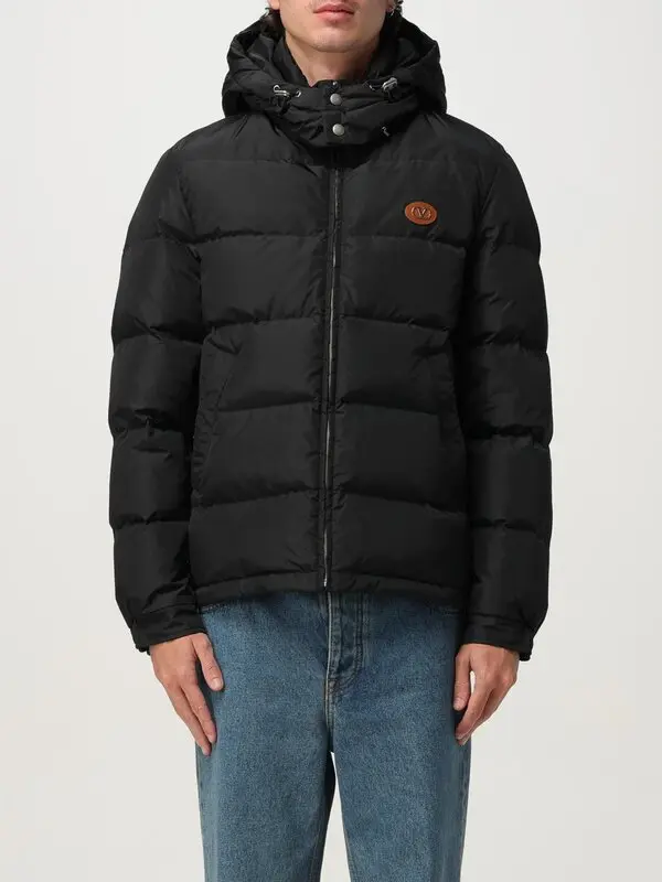 Valentino Garavani Quilted Jacket With Drawstring Hood - Black