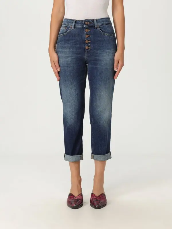 DONDUP Button Detailed Jeans - Blue