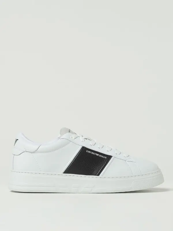 Emporio Armani Lace-up Sneakers - White