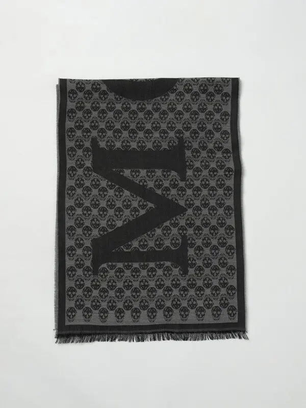 Alexander McQueen Scarf - Grey