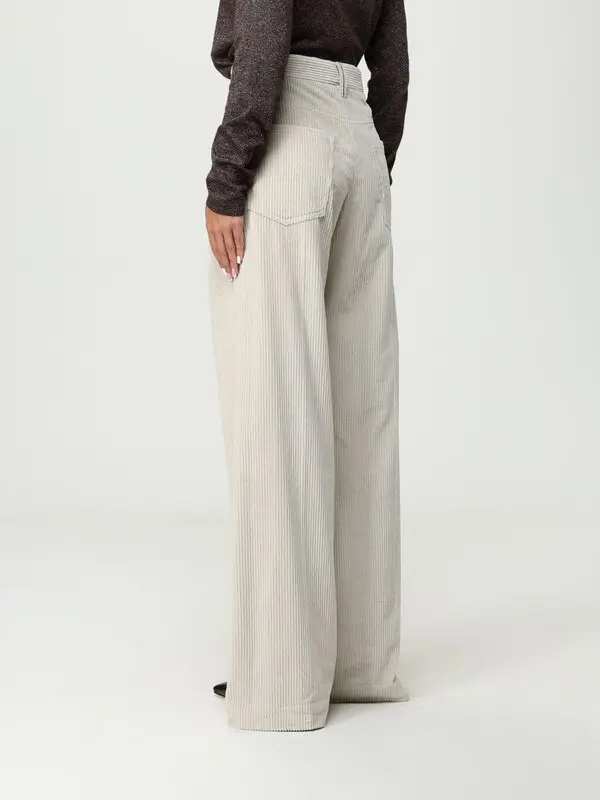 Brunello Cucinelli Wide Leg Corduroy Trousers