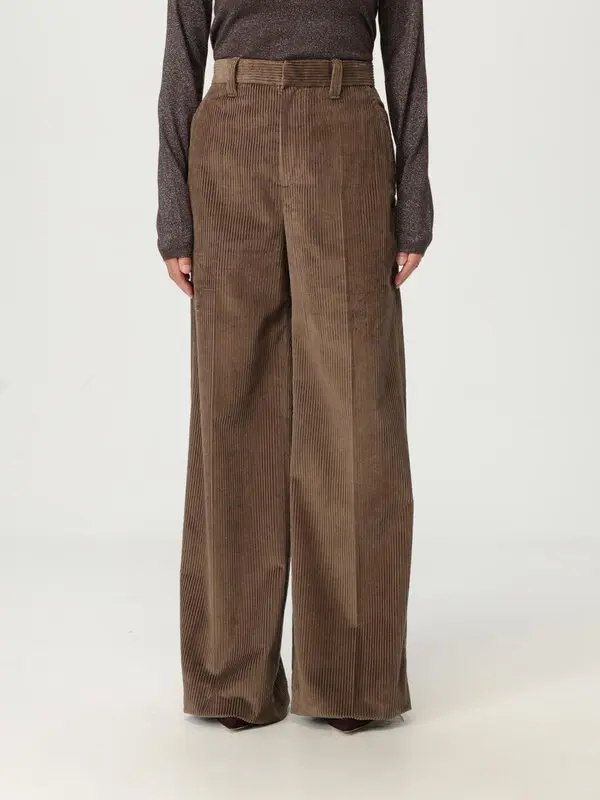 Brunello Cucinelli Wide Leg Corduroy Trousers