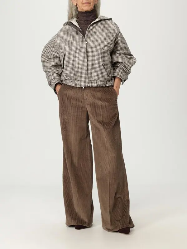 Brunello Cucinelli Wide Leg Corduroy Trousers
