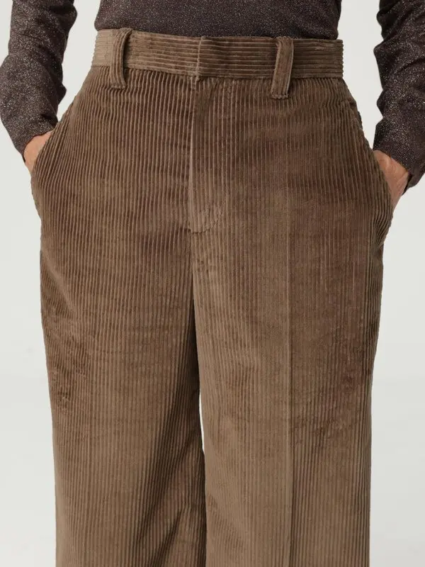Brunello Cucinelli Wide Leg Corduroy Trousers
