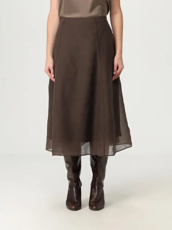 Brunello Cucinelli A-line Skirt - Dark