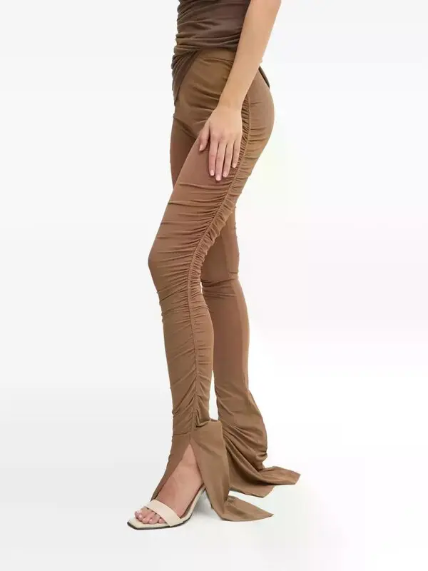 Rick Owens Ruched Split-hem Trousers