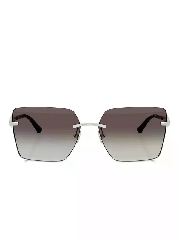 JIMMY CHOO Rimless Square Sunglasses