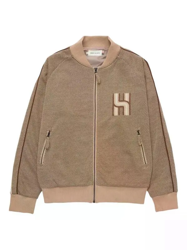 HONOR THE GIFT Novelty Piqué-knit Track Jacket