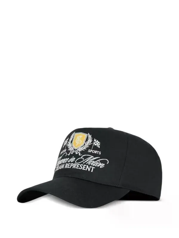 REPRESENT Embroidered Snapback Cap - Black