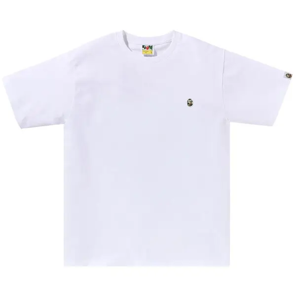 A BATHING APE Abc Camo One Point Tee - White