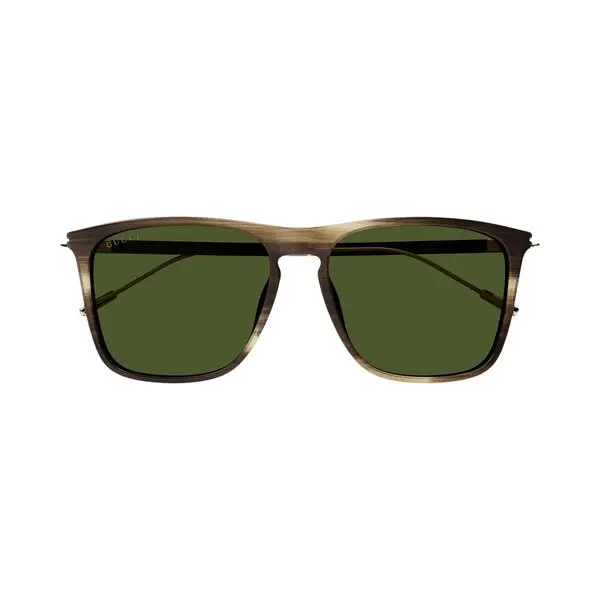 Gucci Square Frame Sunglasses - Brown