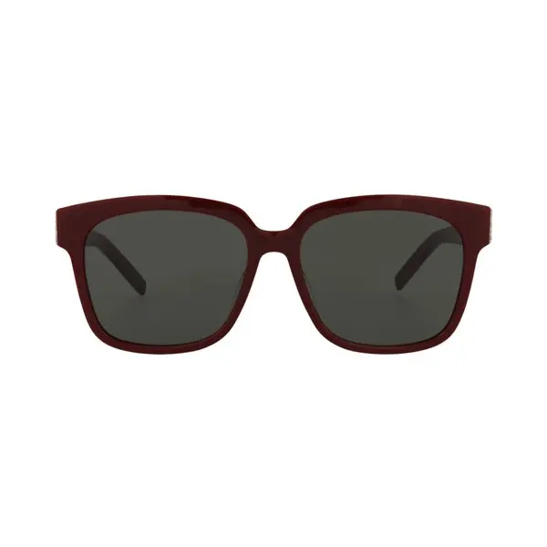 Saint Laurent Square Frame Sunglasses - Red