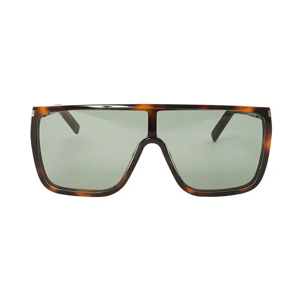 Saint Laurent Mask Sunglasses - Brown