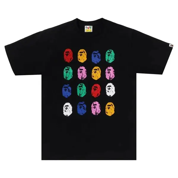A BATHING APE 32nd Anniversary Ape Head Tee - Black