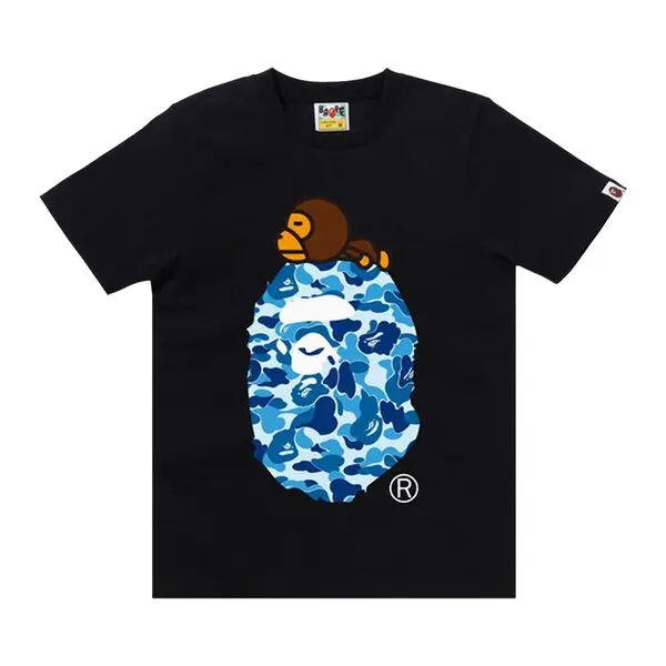 A BATHING APE Abc Camo Milo On Big Ape Tee
