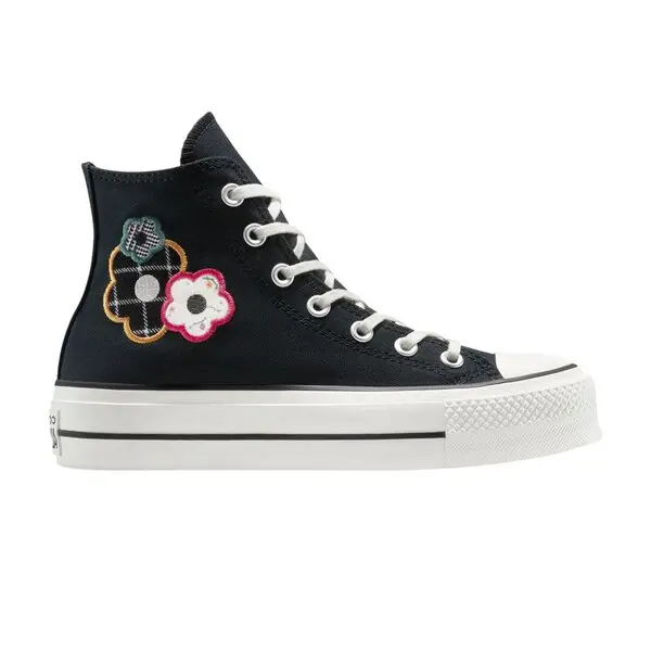 CONVERSE Chuck Taylor All Star Lift Platform High Floral Patchwork Sneakers