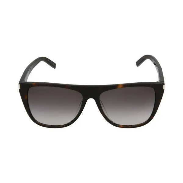 Saint Laurent Square Frame Sunglasses - Brown