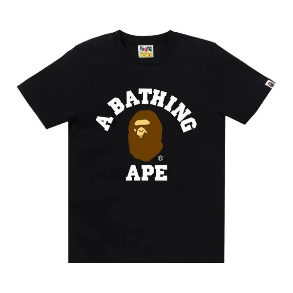 A BATHING APE College Tee - Black