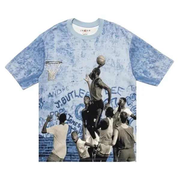 JORDAN Playground Dunk Tee - Blue