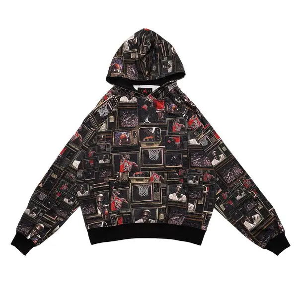 JORDAN Brooklyn Fleece Printed Pullover Hoodie