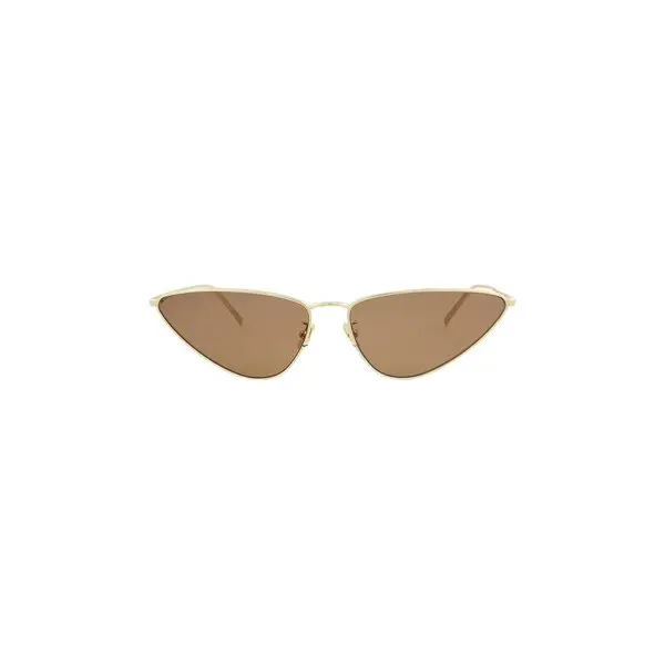 Saint Laurent Cat Eye Sunglasses - Gold