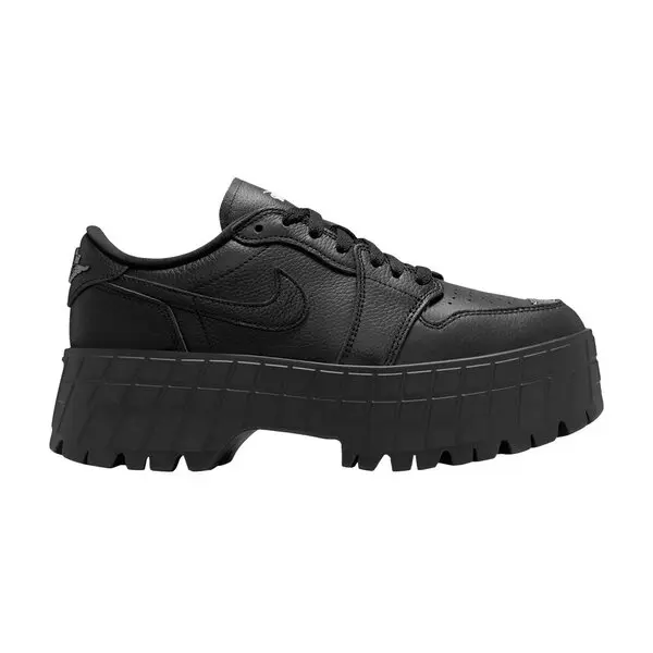JORDAN 1 Low Brooklyn Metallic Sneakers - Black