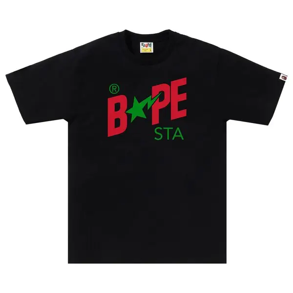 A BATHING APE Colors Sta Tee - Black