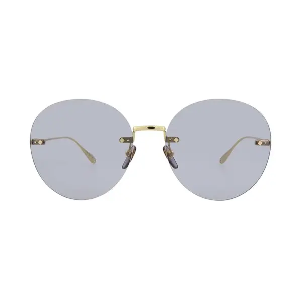 Gucci Round Frame Sunglasses - Gold