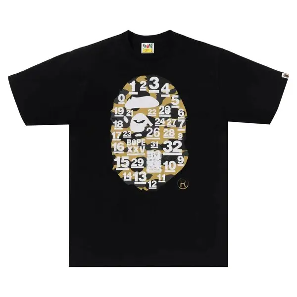 A BATHING APE 32nd Anniversary Tee - Black