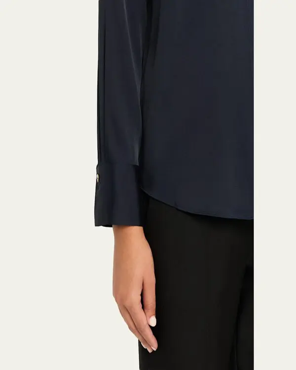 Vince Classic Slim-fit Shirt - Juniper