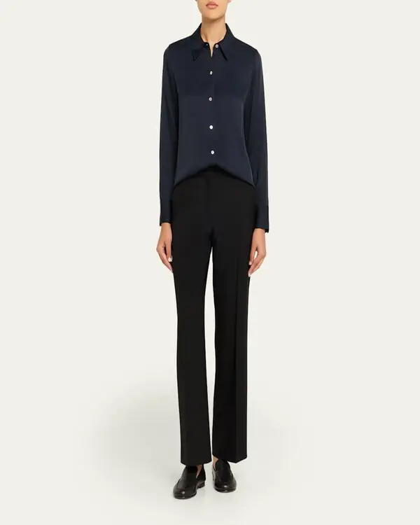 Vince Classic Slim-fit Shirt - Juniper