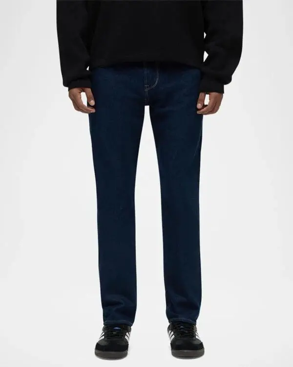 Hudson Jeans Blake Slim Fit Dark Wash Denim Jeans - Blue