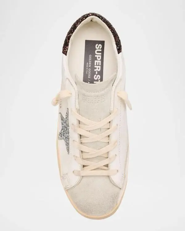 GOLDEN GOOSE Super-star Low-top Sneakers - White/ice/silver