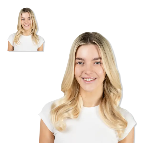LOCKS & MANE 16" Clip-in Human Hair Extensions - Vanilla