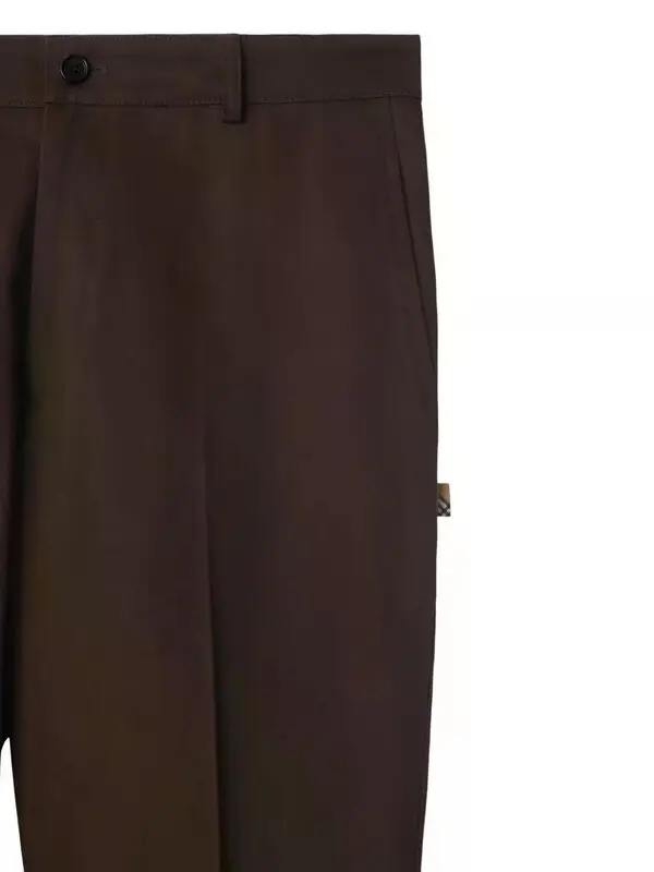 Burberry Cotton Regular Trousers