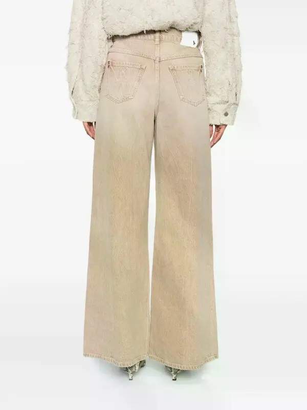 Patrizia Pepe Five-pocket Wide Leg Jeans