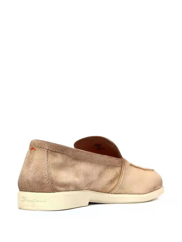 Santoni Flat Loafers - Neutrals