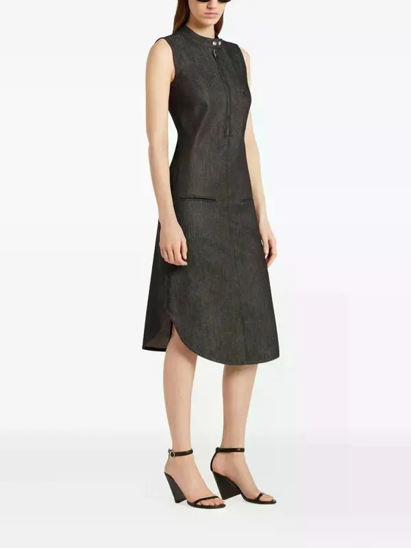 COURREGES Zip-front Sleeveless Dress