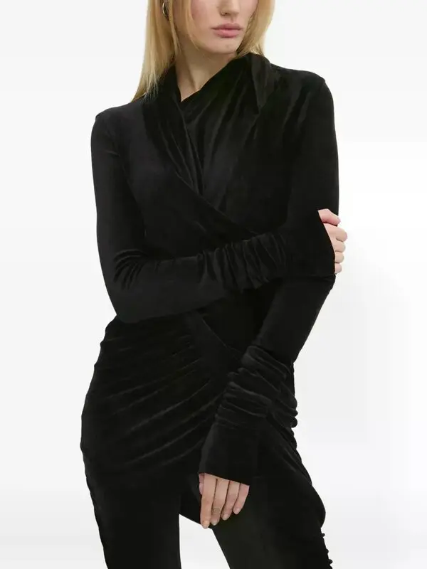 Rick Owens Draped Asymmetrical Top