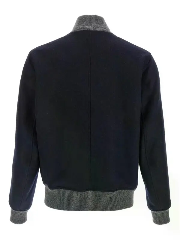 Brunello Cucinelli Ribbed-knit Wool Bomber Jacket