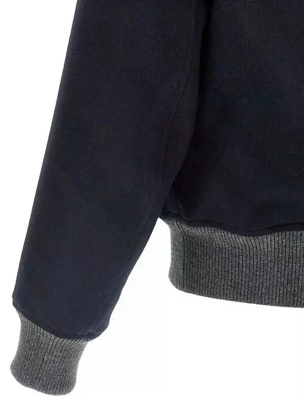 Brunello Cucinelli Ribbed-knit Wool Bomber Jacket