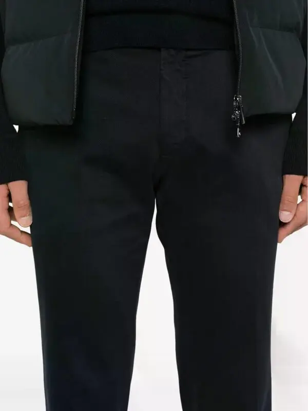 Incotex Stretch-cotton Trousers - Blue
