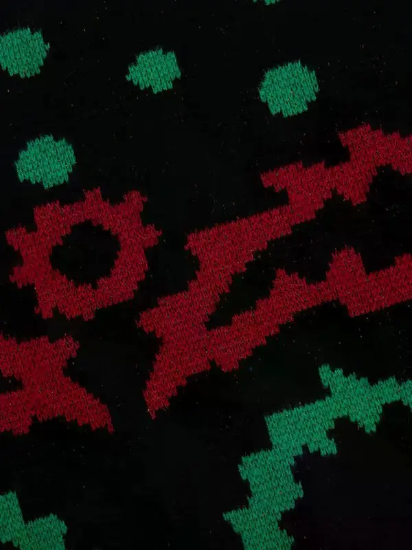 Rhude Paisley-pattern Knitted Hoodie