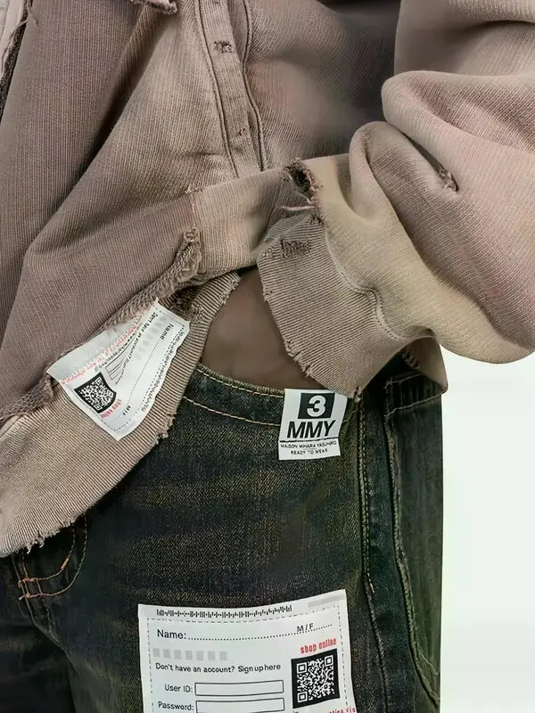 Mihara Yasuhiro Zip-fastening Jeans