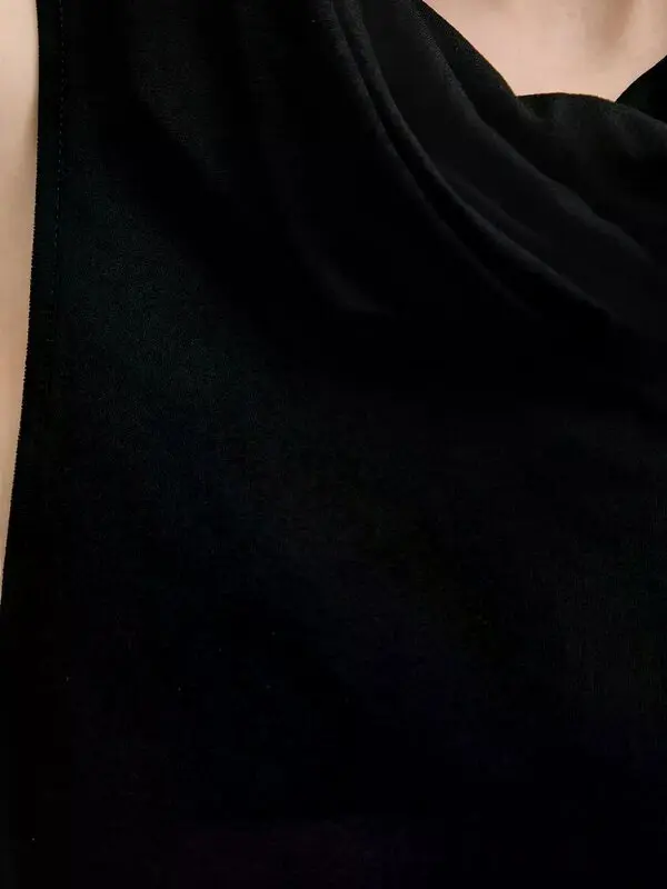 Rick Owens Sleeveless Draped Midi Dress