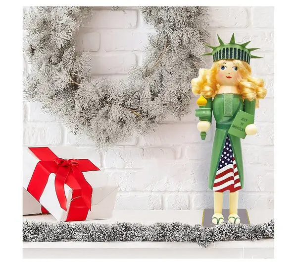 SANTA'S WORKSHOP 14' Statue Of Liberty Nutcrack Er - One-color