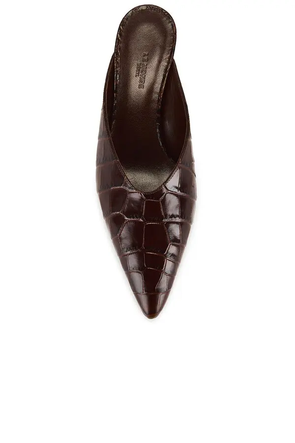 Le Monde Beryl Victoria Micro Wedge Mule - Coco Brown